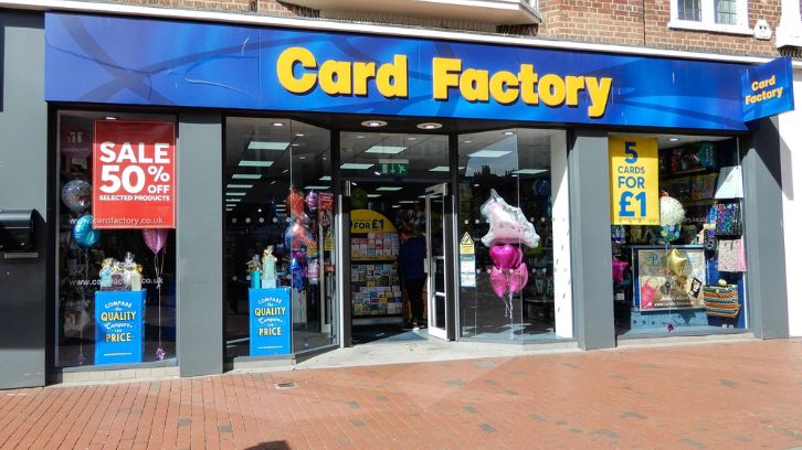 Double letting to Card Factory